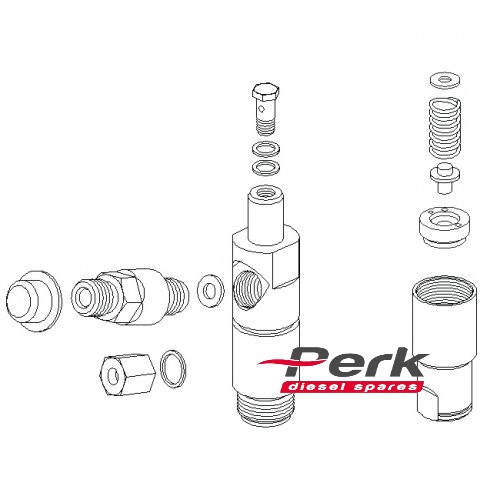 Complete Injector Body for KBAL95S347/4 - Diesel Engine Spares | PerkDiesel