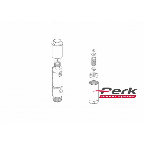 Complete Injector Body for KDEL82P7 - Diesel Engine Spares | PerkDiesel