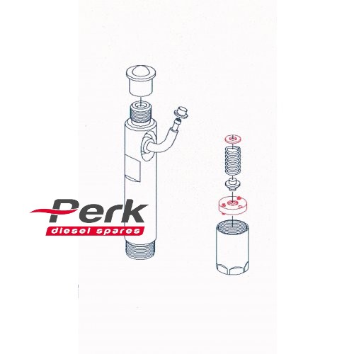 Complete Injector Body for KBAL95P53 - Diesel Engine Spares | PerkDiesel