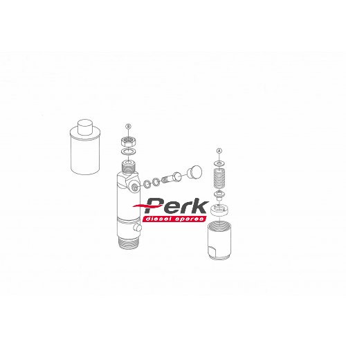 Complete Injector Body for KBAL59P2 - Diesel Engine Spares | PerkDiesel